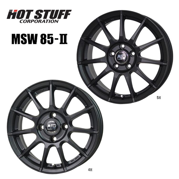 HOT STUFF 送料無料 ホットスタッフ MSW85-II (MBK) 6J-14 +35 4H-98 (14インチ) 4H98 6J ...