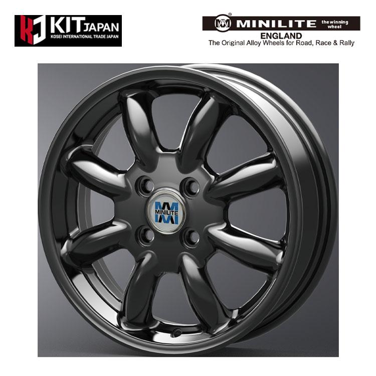 KOSEI 送料無料 コーセイ MINILITE 4.5J-14 +45 4H-100 (14インチ) 4H100 4.5J+45【4本セット ...