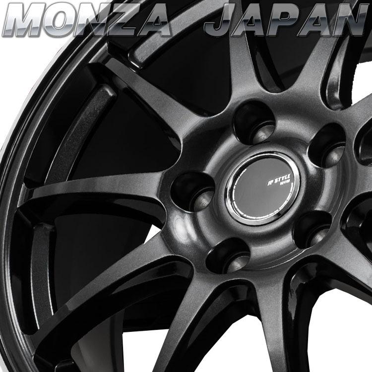 MONZA JAPAN 送料無料 モンツアジャパン JP-STYLE R10 (PBK/FCP) 5.5J-14 +40 4H-100 (14インチ) 4H100 5.5J+40【2本セット ...