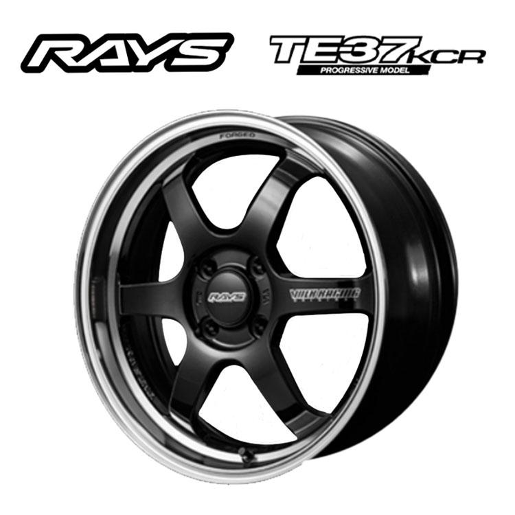 RAYS 送料無料 レイズ VOLK RACING TE37 KCR PROGRESSIVE MODEL (KF) 5.5J-15 +45 4H-100 (15インチ) 4H100 5.5J ...