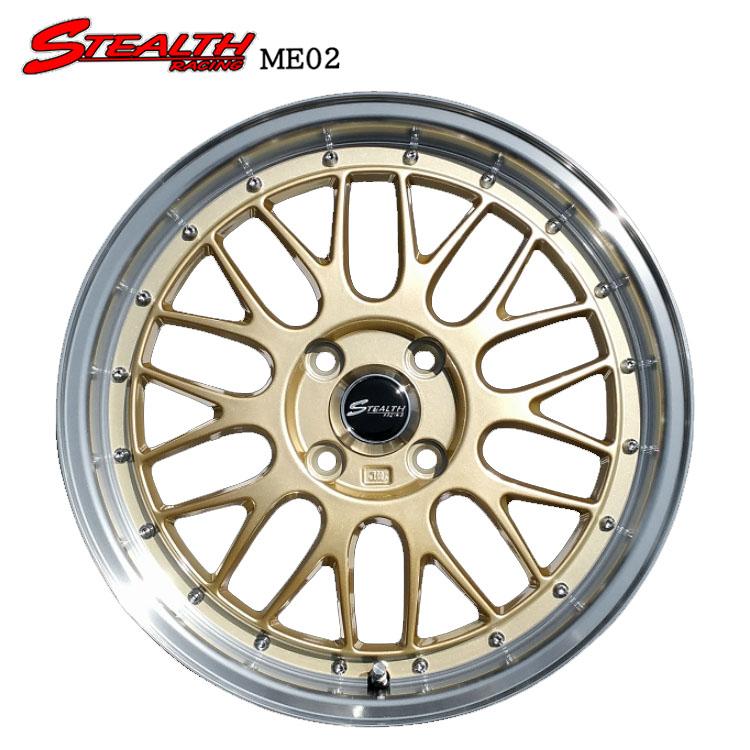 送料無料 トラストジャパン Trust Japan STEALTH RACING ME-02 5.5J-16 +43 4H-100 (16 ...