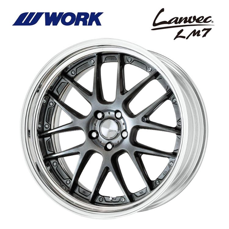 WORK 送料無料 ワーク Lanvec LM7 STEP RIM STANDARD Adisk 8.5J-21 +35〜−3 5H-120 (21インチ) 5H120 8.5J+35〜−3 ...