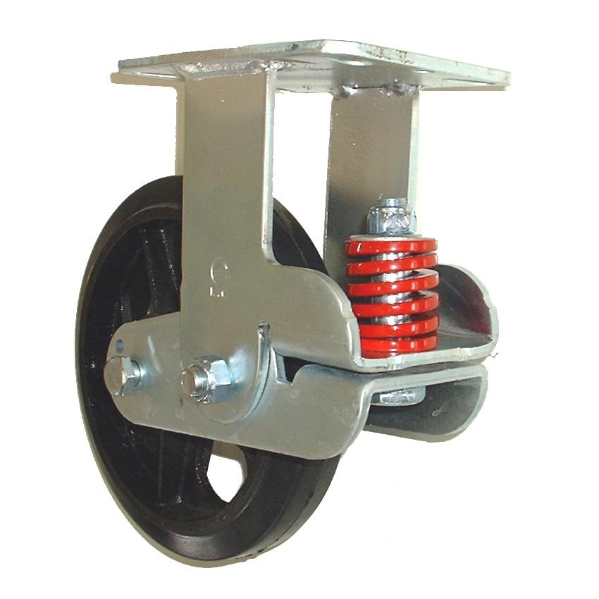 200mm スプリング 固定キャスター スーパーソリッドタイヤ車輪 200K-SST-R 台車・荷車の補修用 手押し/けん引兼用 : キャスター物流機器ストア - 通販 - Yahoo!ショッピング