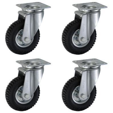 岐阜産研工業 ウカイキャスター HLJ2.50-4-FOブラック 218mm 空気入りタイヤ 自在キャスター 海外製タイヤ 4個セット 補修用 : キャスター物流機器ストア - 通販 ...