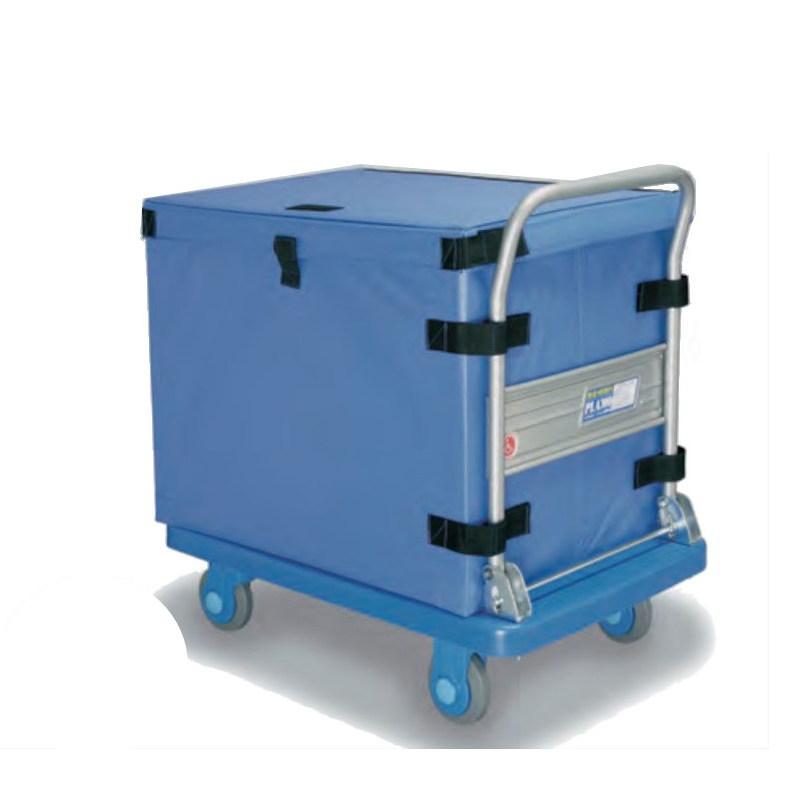 150kg プラスチック台車 シートボックス付 足踏みストッパー付き 静音キャスター PLA150DX-BOX-DS カナツー 落下防止 雨天 : キャスター物流機器ストア - 通販 ...