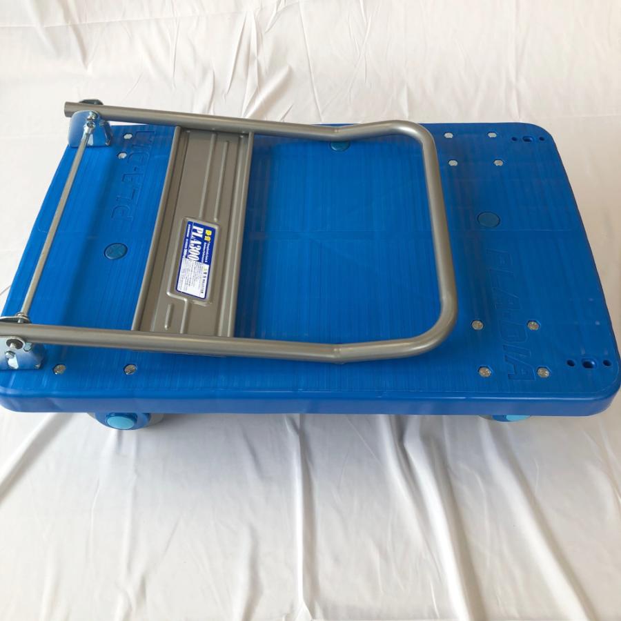 300kg プラスチック台車 折りたたみ 静音キャスター付 業務用 手押し PLA300-DX カナツー : キャスター物流機器ストア - 通販 - Yahoo!ショッピング