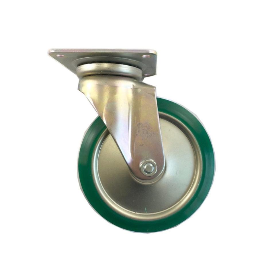 シシクSISIKUアドクライス シシクアドクライス UWJ-200 200mm 自在キャスター ウレタン車輪 SISIKU 台車・荷車の補修用 ...