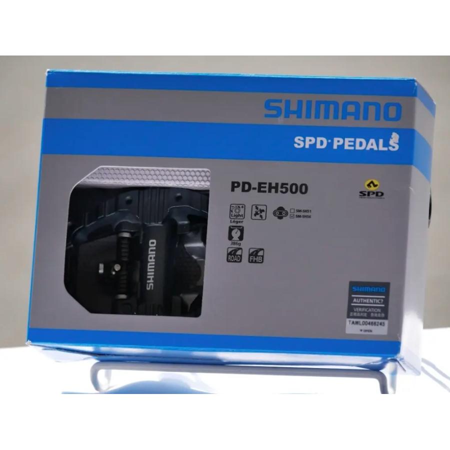 シマノ（SHIMANO） PD-EH500 SPDペダル ビンディング ペダル ロードバイク オンロードライド用 シマノSPDペダル ...