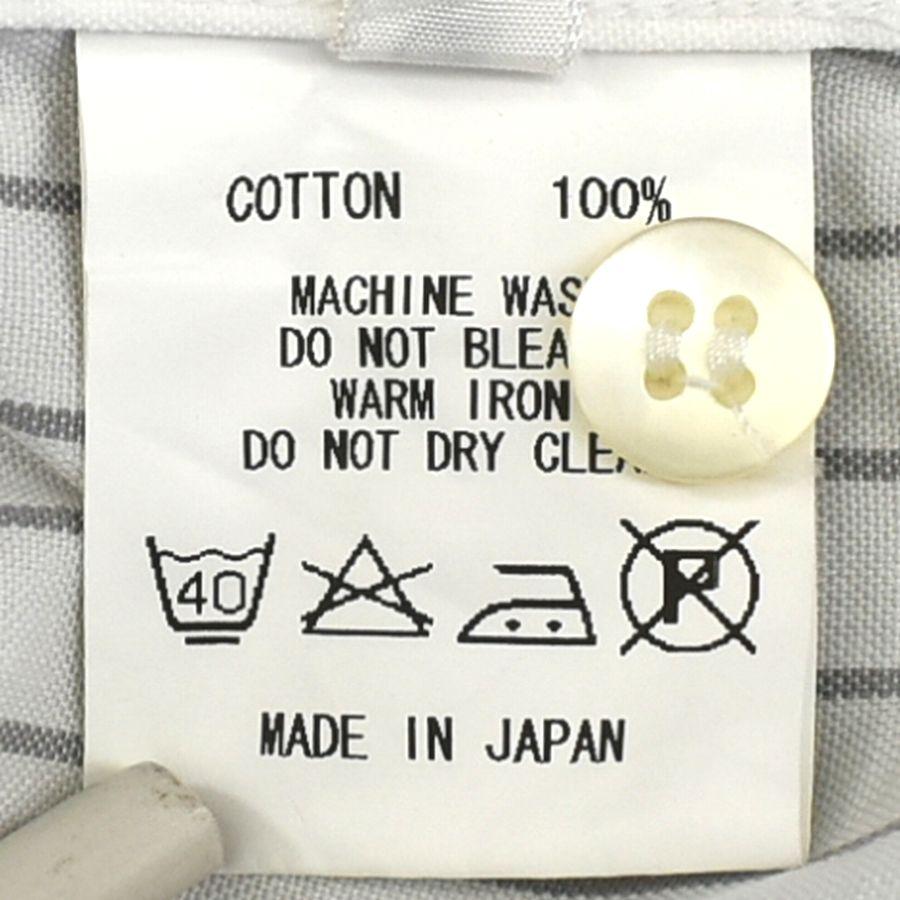 GDC M 白×グレー 日本製 半袖ストライプボタンダウンシャツ ジーディーシー SAT アメカジ ヴィンテージ 綿100％ 胸ポケ 全国送料無料 A659 : Cyber Space ...