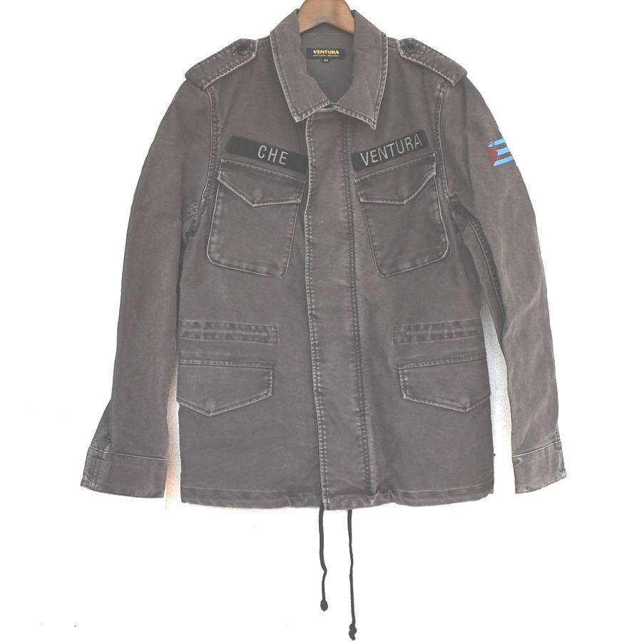 GDC ジーディーシー x VENTURA ベンチュラ 日本製 モールスキン ミリタリージャケット 綿100% グレー サイズ46 本州送料無料 A156 : r71003x-gy-46 ...