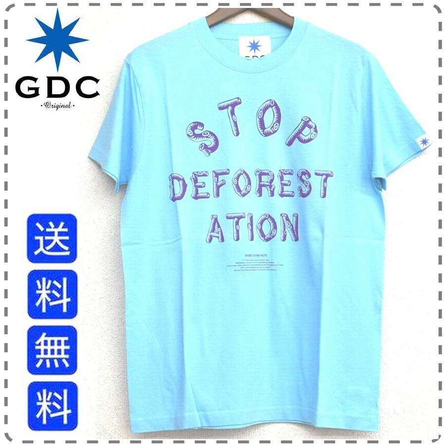 男女兼用 ユニセックス メンズSサイズ ブルー GDC ジーディーシー 半袖丸首プリントTシャツ STOP森林破壊 全国送料無料 A620 : t27003-bu-s-a620 : Cyber ...