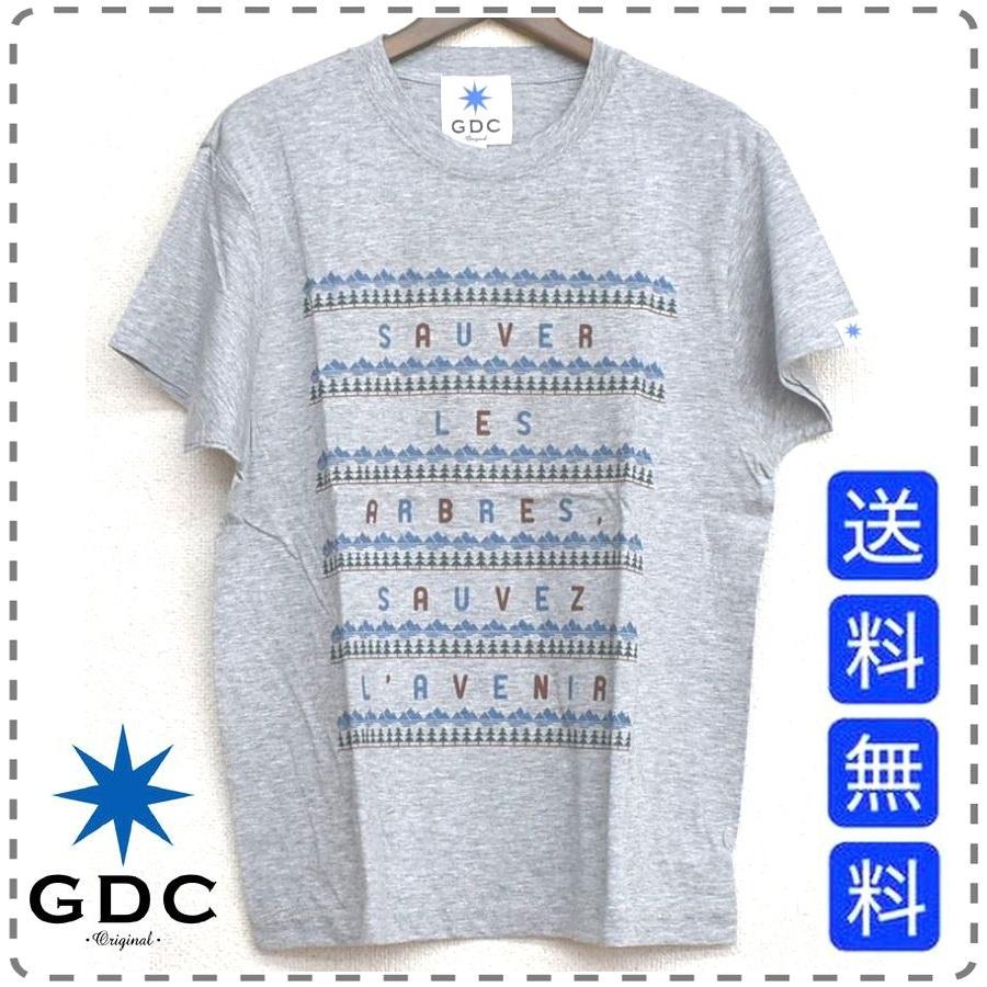 GDC 男女兼用 ユニセックス メンズSサイズ グレー ジーディーシー 半袖丸首プリントTシャツ 木を見て森を見ず 全国送料無料 A621 : Cyber Space Outlet - 通販 ...