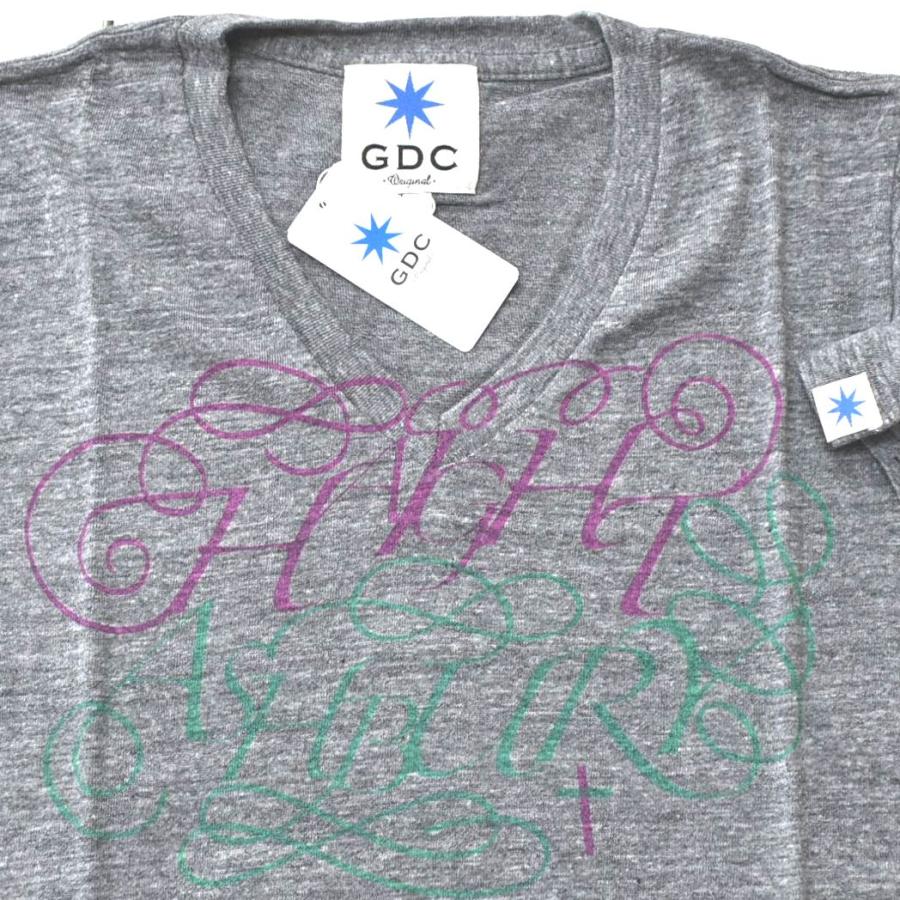 GDC ジーディーシー 半袖VネックTシャツ 男女兼用 ユニセックス メンズMサイズ グレー 送料無料 A329 : Cyber Space Outlet - 通販 - Yahoo!ショッピング