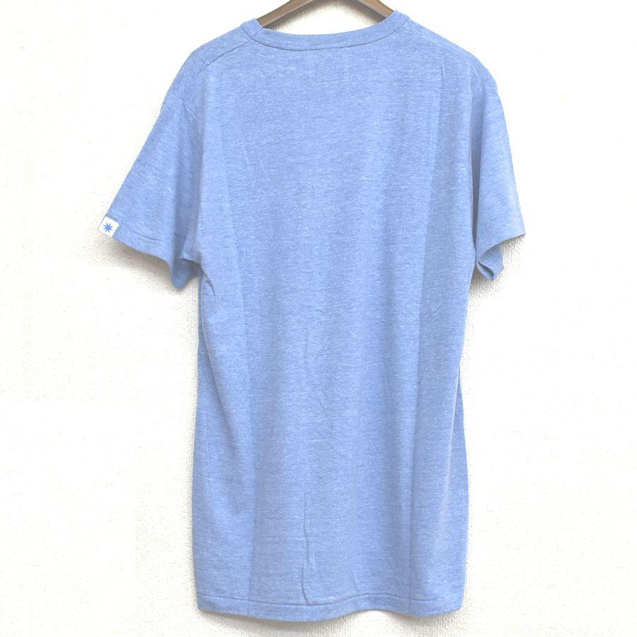 GDC 男女兼用 ユニセックス メンズLサイズ ブルー ジーディーシー 半袖丸首プリントTシャツ 朝活 ウォーキング 全国送料無料 A643 : Cyber Space Outlet - 通販 ...