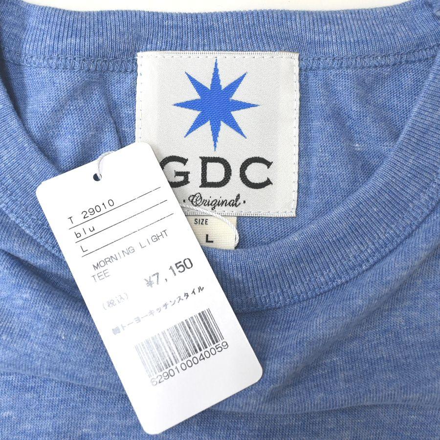 GDC 男女兼用 ユニセックス メンズLサイズ ブルー ジーディーシー 半袖丸首プリントTシャツ 朝活 ウォーキング 全国送料無料 A643 : Cyber Space Outlet - 通販 ...