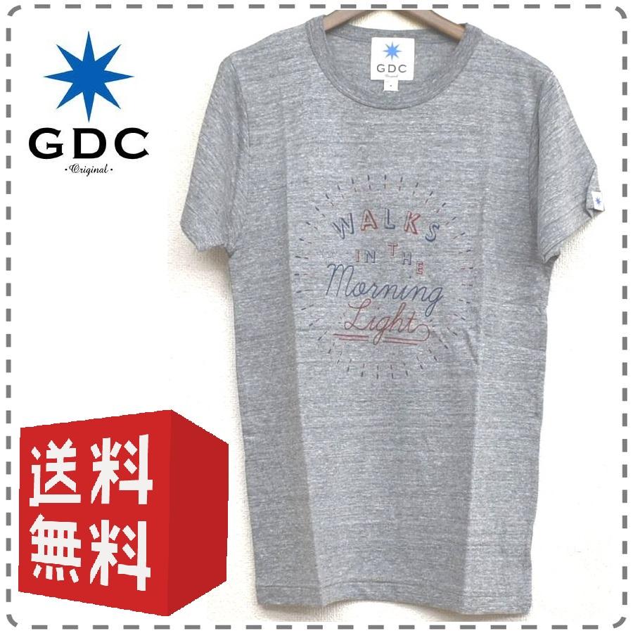 GDC 男女兼用 ユニセックス メンズSサイズ グレー ジーディーシー 半袖丸首プリントTシャツ 朝活 ウォーキング 全国送料無料 A642 : Cyber Space Outlet - 通販 ...