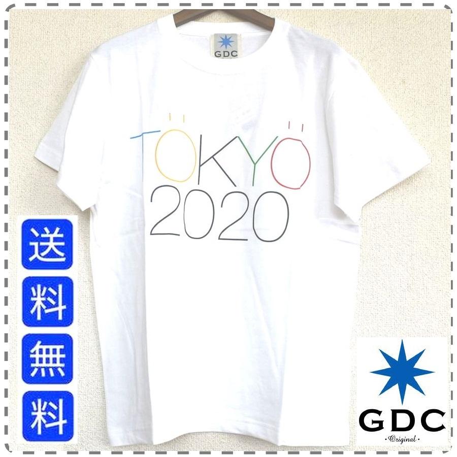 メンズXLサイズ 白 Tokyo2020 東京オリンピック 半袖Tシャツ GDC ジーディーシー 綿100% ユニセックス 男女兼用 全国送料無料 A800 : t40003-wh-xl ...