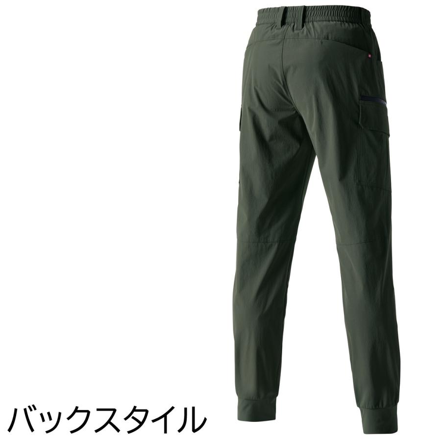 BURTLE バートル 1022 カーゴパンツ ストレッチ 吸汗速乾 UVカット 接触冷感 細身 イージーパンツ 作業ズボン パンツ ナイロン ポリウレタン 送料無料 : cotton ...