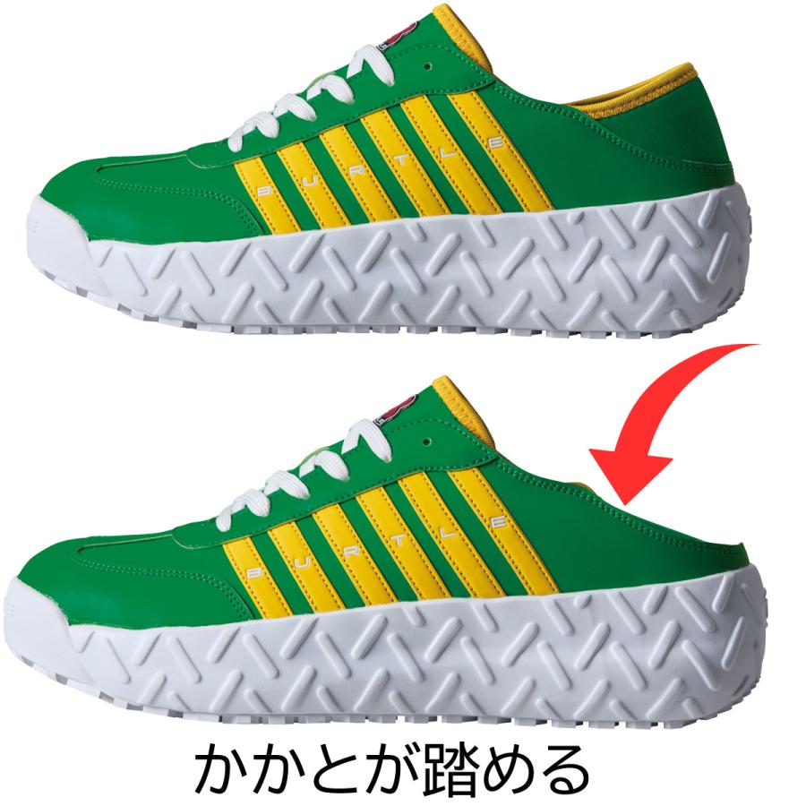 BURTLE 2025 new バートル 3302 セーフティスニーカー 耐滑 耐油 全面ラバー ハイカット ミッドソール 鋼製先芯 合成皮革 3E 安全靴 2WAY 送料無料 ...