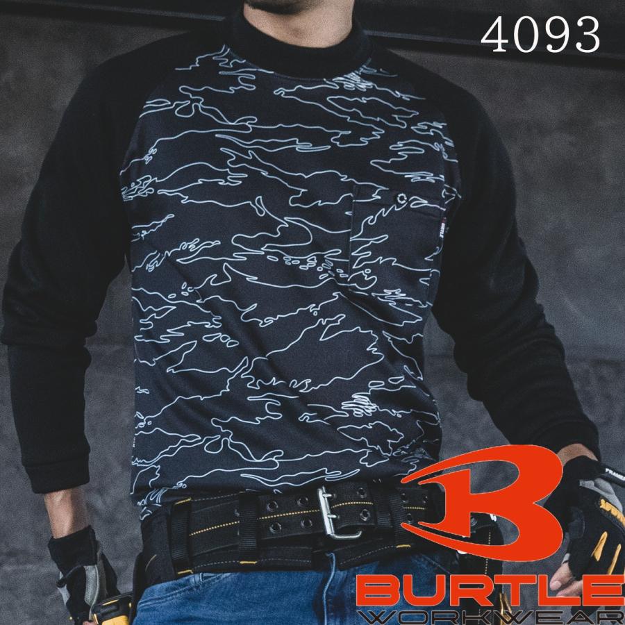 BURTLE バートル 長袖 裏起毛 モックネック ホット Tシャツ 4093 ストレッチ 吸汗速乾 制電ケア 消臭 ポリエステル 送料無料 : cotton club - 通販 ...