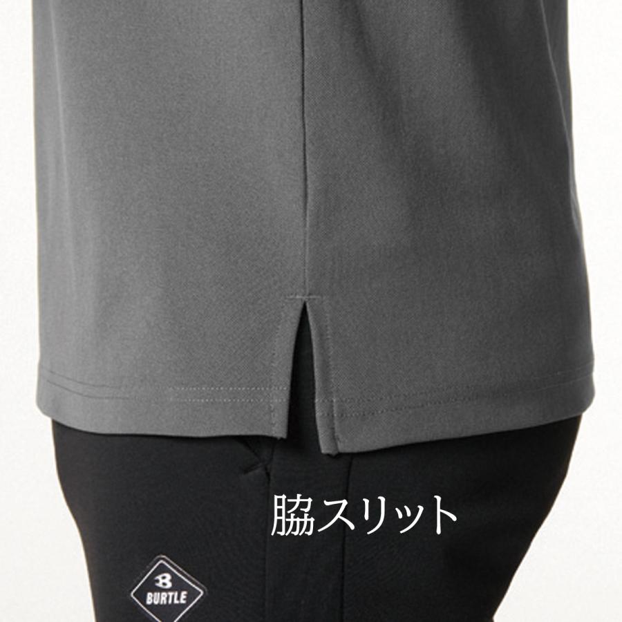 BURTLE バートル 長袖 モックネック クルーネック Tシャツ 655 ストレッチ 吸汗速乾 デオドランド 消臭 オールシーズン ドライ カノコ ポリエステル 送料無料 : cotton ...