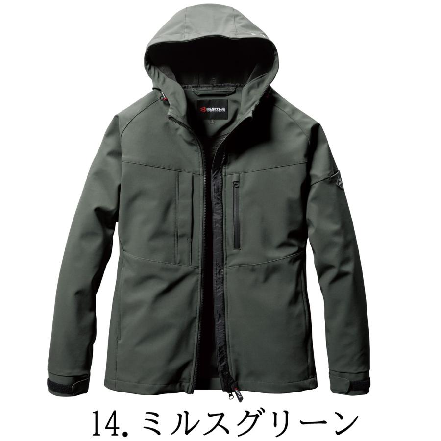 BURTLE バートル 821 フーディ ジャケット パーカー クレイジー ストレッチ 保温 撥水 防風 DELTA DRY ユニセックス ワーク 送料無料 : cotton club ...