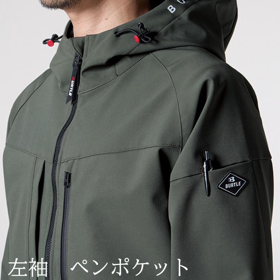 BURTLE バートル 821 フーディ ジャケット パーカー クレイジー ストレッチ 保温 撥水 防風 DELTA DRY ユニセックス ワーク 送料無料 : cotton club ...