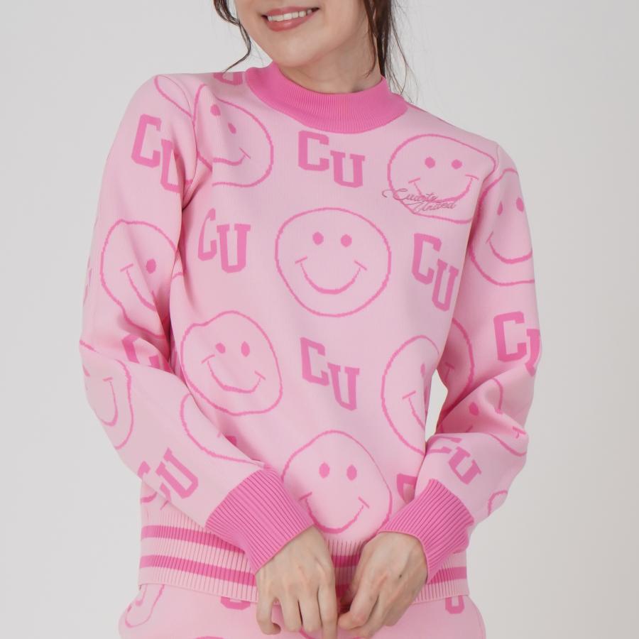 Cuarto UNITED ニット プルオーバー トップス スマイル総柄 刺繍ロゴ レディース クアルトユナイテッド ゴルフウェア 23FW : クアルトユナイテッド Yahoo!店 - 通販 ...