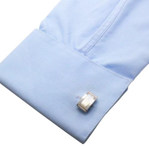 ダックス DAKS カフスボタン ネクタイピン セット シルバー シェル 白蝶貝 カフス カフリンクス タイバー タイクリップ : se-da036 : カフス ボタン 蝶ネクタイのCUFF ...