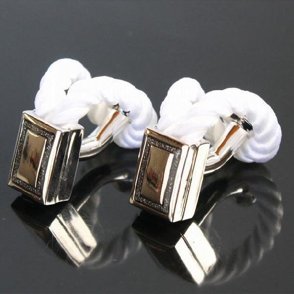 カフス カフスボタン Babette Wasserman ホワイトロープ : 鎌倉カフス