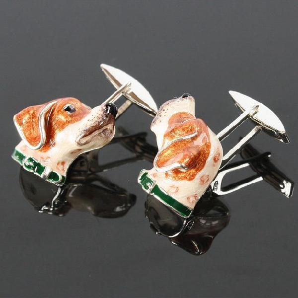 【SATURNO Italy】ポインター（茶）・カフス【カフリンクス・カフスボタン】 カフス カフスボタン SATURNO Italy ポインター（茶） : 鎌倉カフス