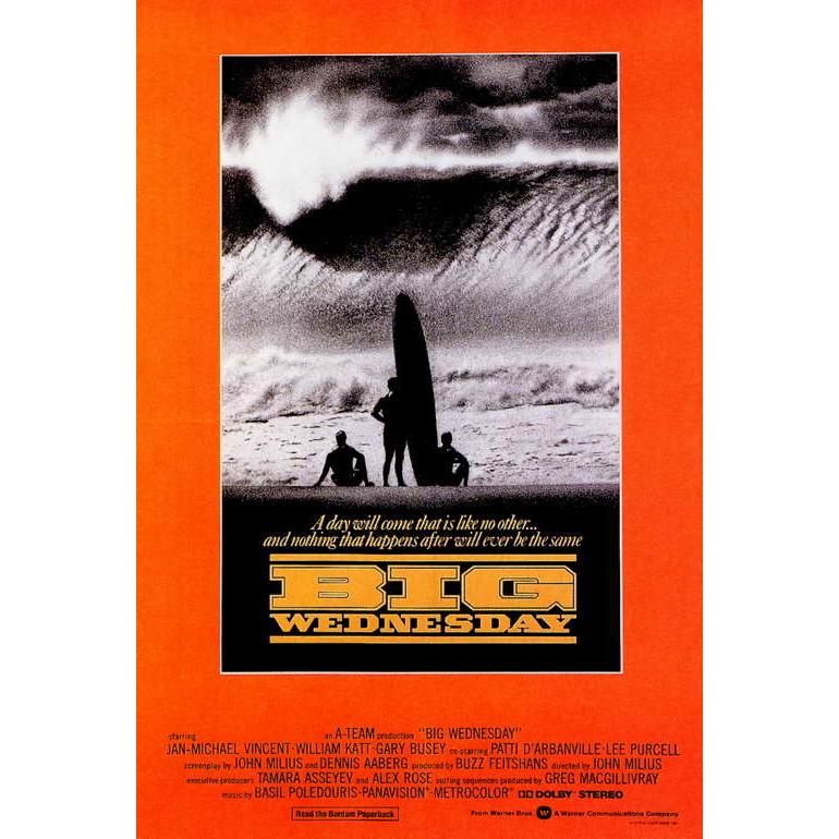 【大判】映画ポスター 海外版 ビッグ・ウェンズデー (68.5 cm x 101.5 cm) MPS-GF2209 : CURACION - 通販 - Yahoo!ショッピング