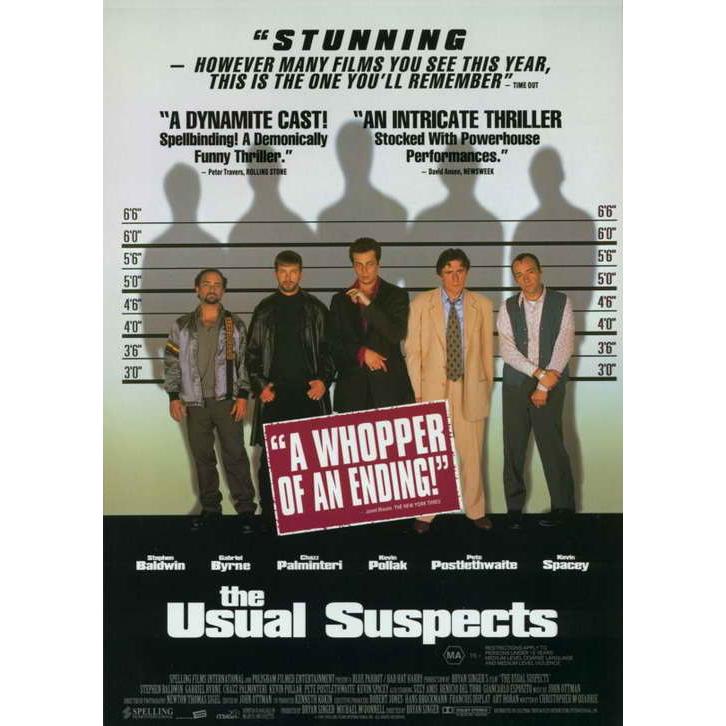 映画ポスター 海外版 ユージュアル・サスペクツ (28 cm x 43 cm) MPS-IF6954 : mps-if6954 : CURACION - 通販 - Yahoo!ショッピング