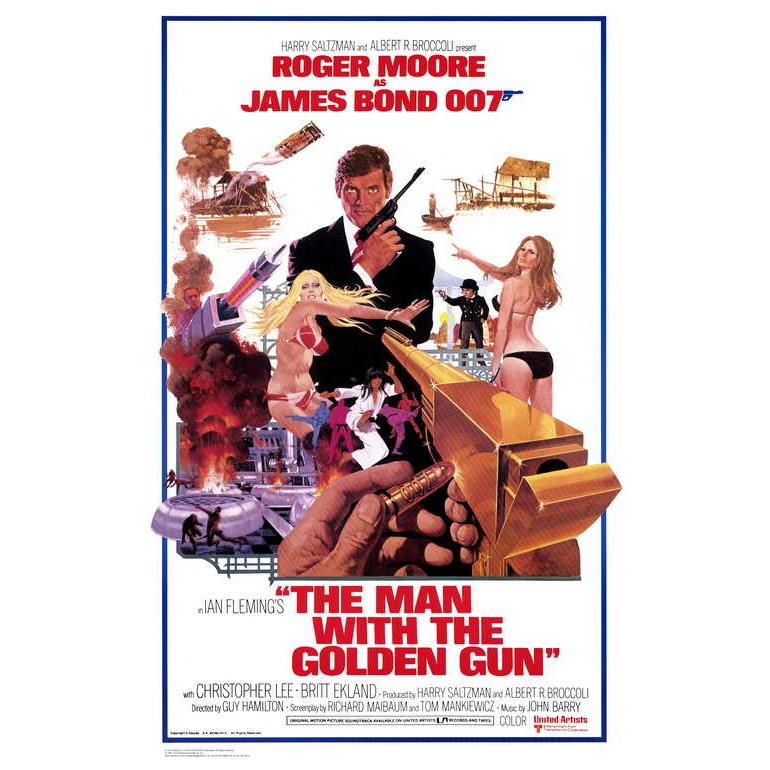 【大判】映画ポスター 海外版 007/黄金銃を持つ男 (68.5 cm x 101.5 cm) MPS-IF7446 : CURACION - 通販 - Yahoo!ショッピング