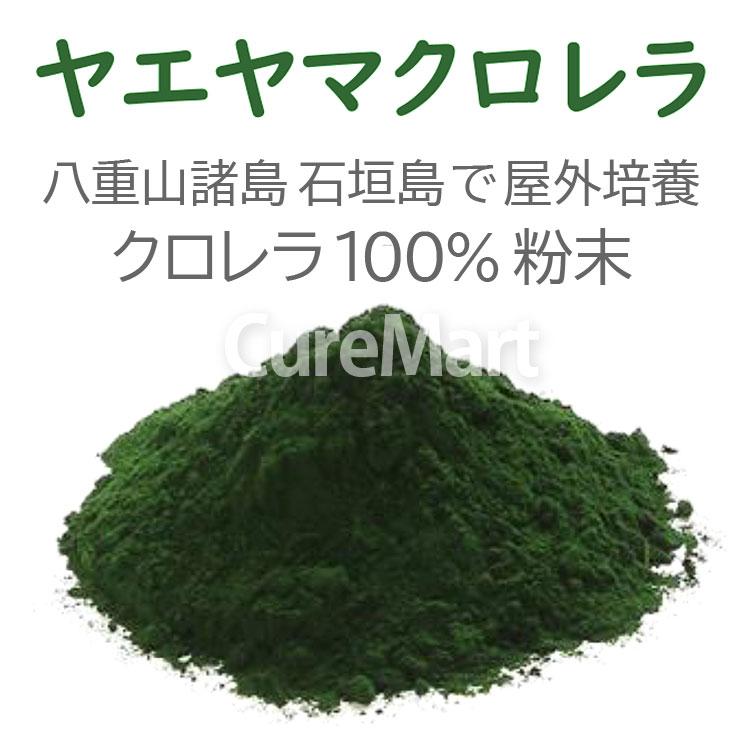 100％ ヤエヤマクロレラ 100g 3袋セット 無添加クロレラ粉末 日本製 八重山殖産 メール便送料無料 クロレラパウダー 石垣島 青汁 ...