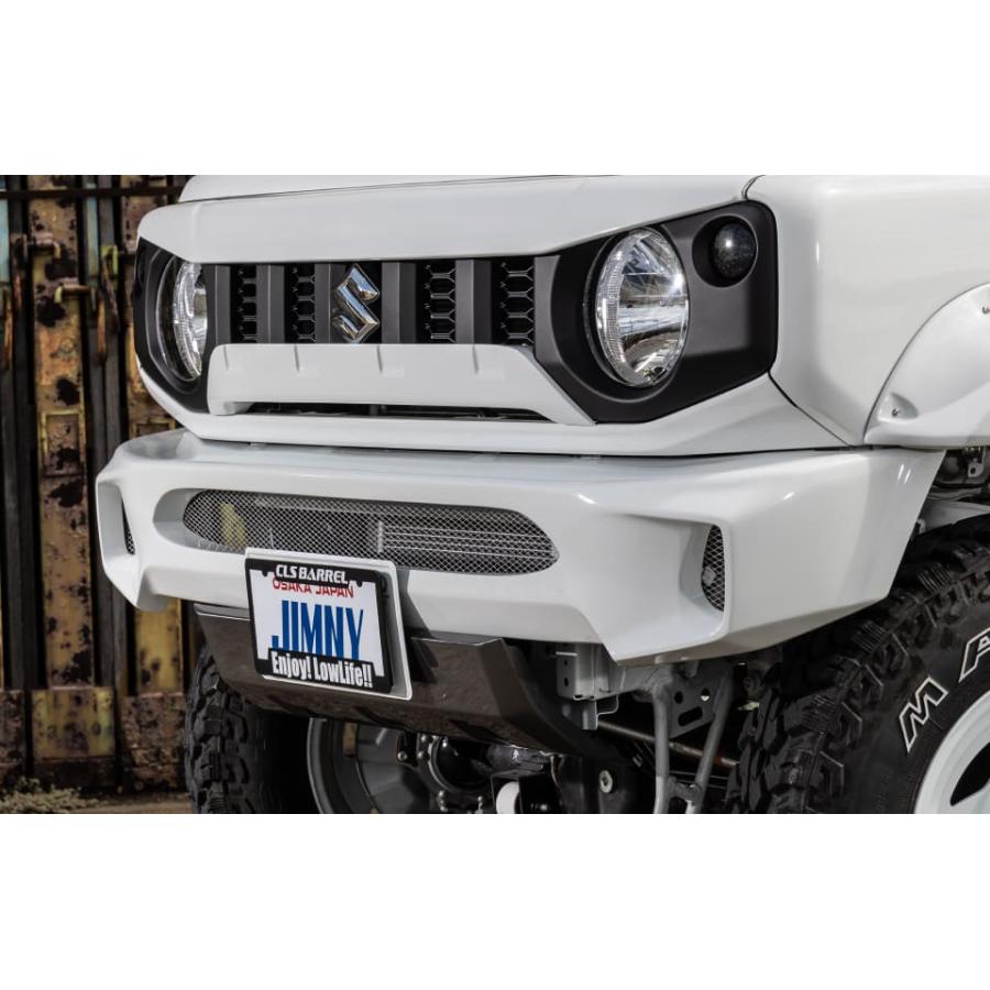 ジムニー/ジムニーシエラ JB64/JB74 フロントバンパー アンダーパネル付属 FRP 未塗装（黒ゲルコート仕上げ） AE00000240 ...