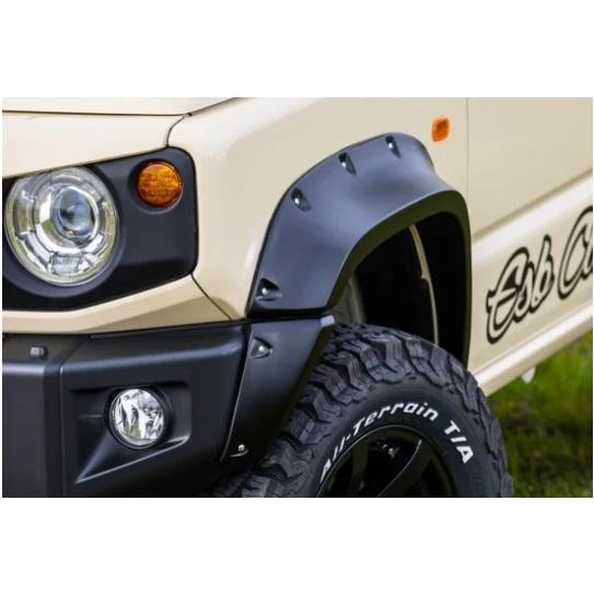 ジムニー/ジムニーシエラ JB64/JB74 オーバーフェンダー 8P FRP 未塗装 AE00000173-1 ESB CLS UP ...