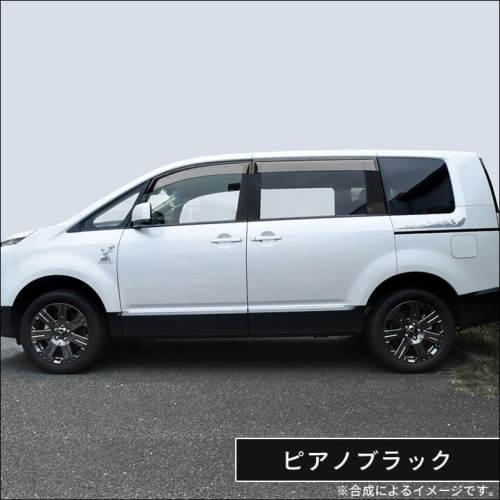 セカンドステージ デリカ D:5 3DA-CV1W ビッグマイナーチェンジ後 ピラーガーニッシュ アクリル（耐衝撃性）※耐候、耐熱試験クリア B028 SecondStage ...