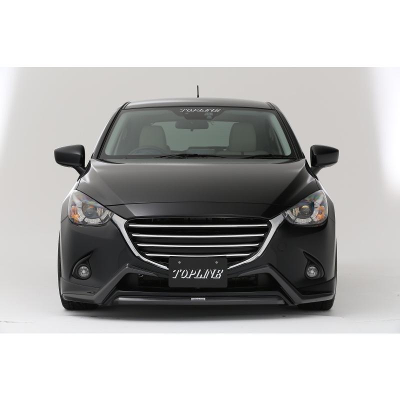 トップライン デミオ DJ3 DJ5 フロントハーフスポイラー 未塗装 TOP LINE ARNAGE アルナージ ...