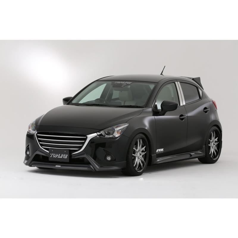 トップライン デミオ DJ3 DJ5 フロントハーフスポイラー 未塗装 TOP LINE ARNAGE アルナージ ...