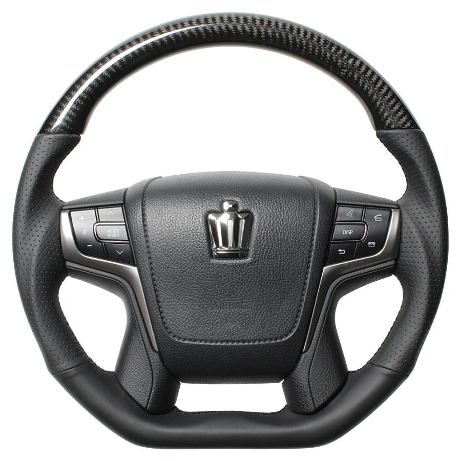 レアル クラウンアスリート 210系 ステアリング Dシェイプ S210-BKC-BK REAL プレミアムシリーズ : 掘り出し物ゲット 2号店 - 通販 - Yahoo!ショッピング