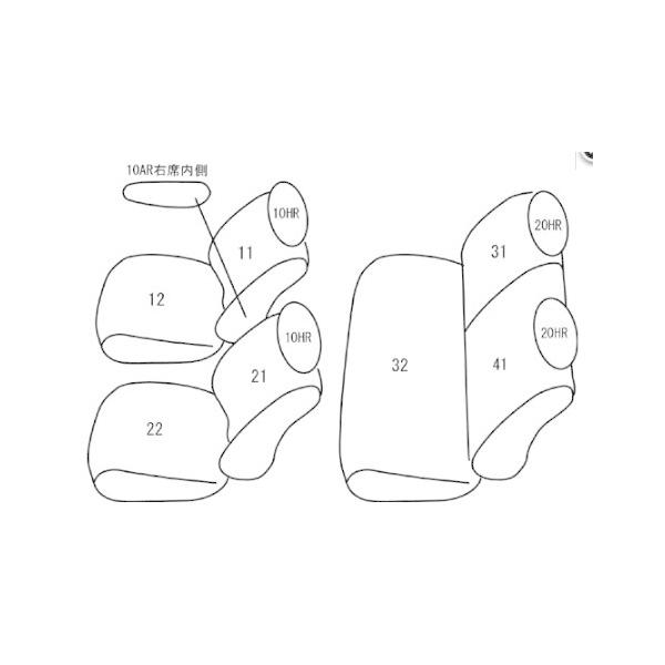 Clazzio クラッツィオ シートカバー マーチ K13 NK13 ワン ONE EN-5250 シート 内装 : 掘り出し物ゲット 2号店 - 通販 - Yahoo!ショッピング