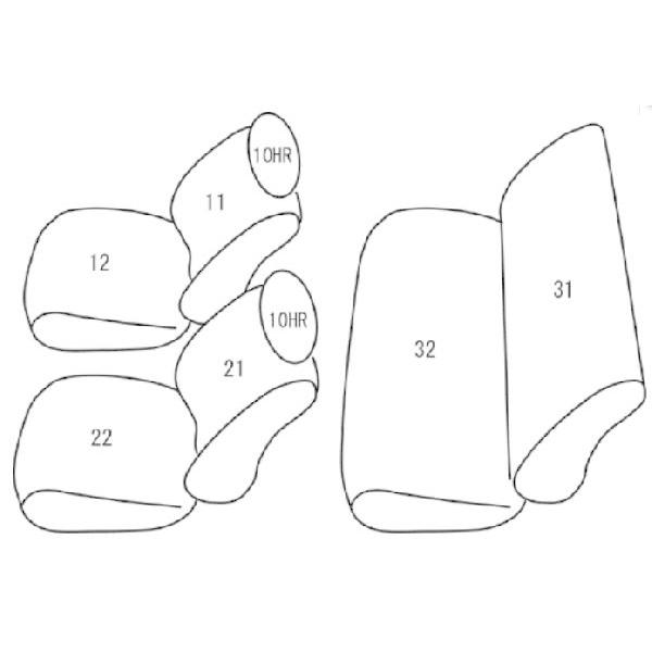 Clazzio クラッツィオ シートカバー CR-Z ZF1 ワン ONE EH-0395 シート 内装 : 掘り出し物ゲット 2号店 - 通販 - Yahoo!ショッピング