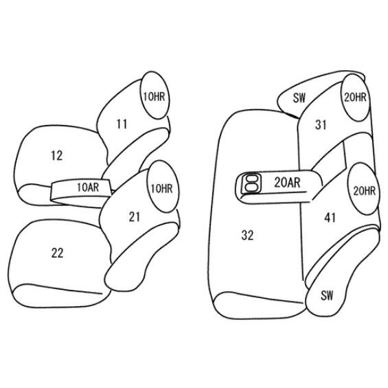 クラッツィオ シートカバー アコードワゴン CF6 CF7 CH9 ネオ Neo EH-0350 シート 内装 : 掘り出し物ゲット 2号店 - 通販 - Yahoo!ショッピング