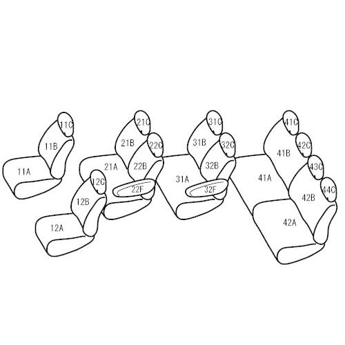 Bellezza ベレッツァ シートカバー ハイエース TRH214 TRH219 セレクションEX 4列シート車 T243 シート 内装 : 掘り出し物ゲット 2号店 - 通販 ...