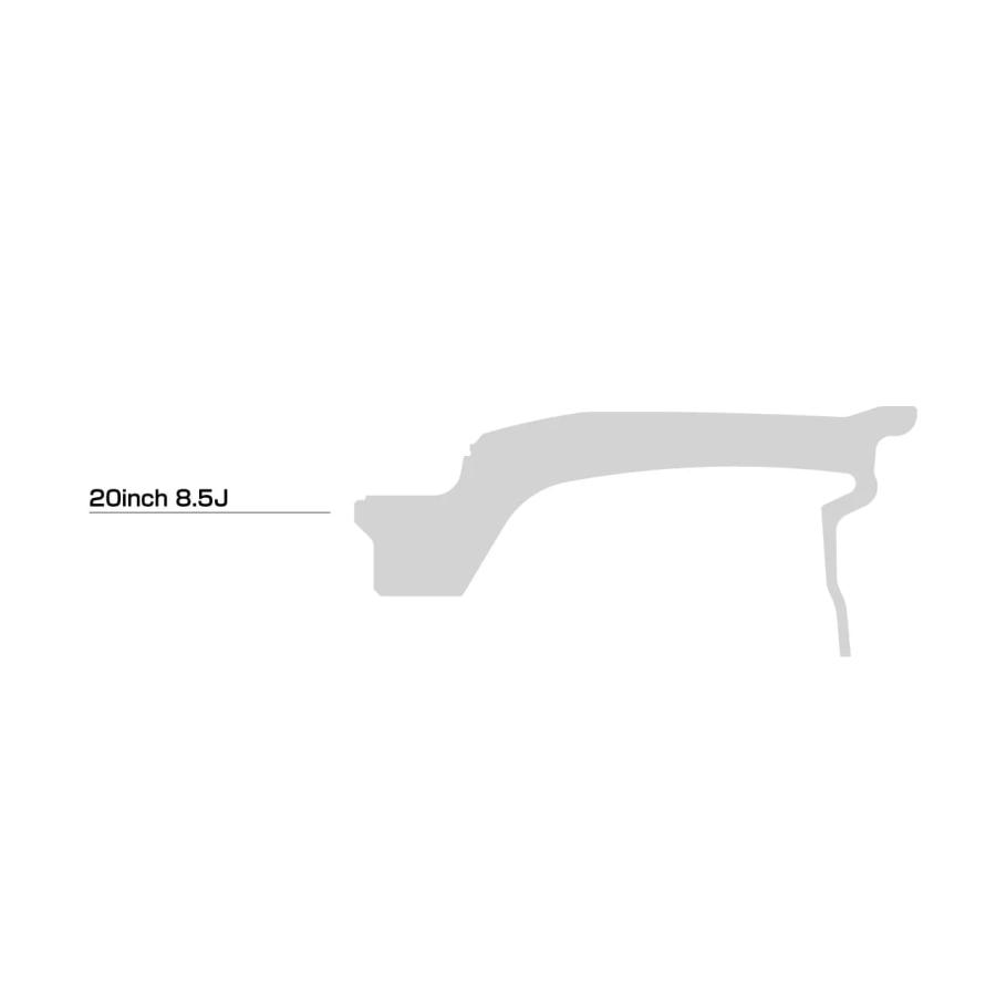 マルカサービス 20インチ 5H114.3/108 8.5J+38 5穴 ホイール 1本 セミグロスブラック MID EXCLUSIVE ...