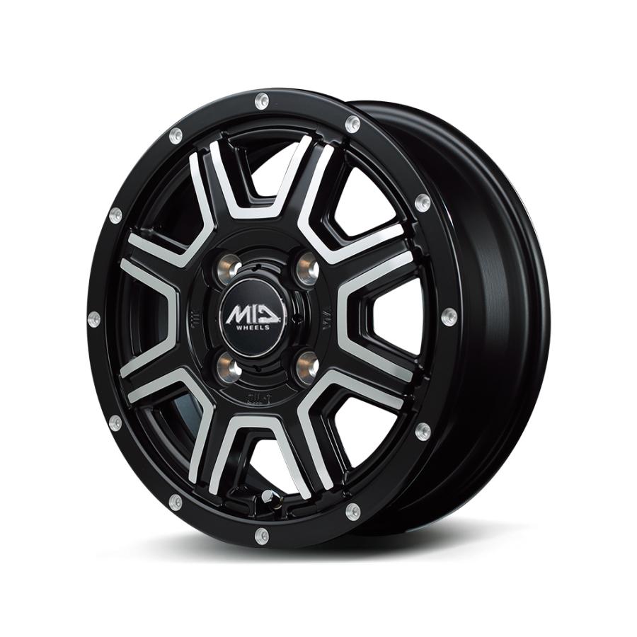 MID ROADMAX WF8 ホイール 12インチ 4H100 4J+42 1本 4穴 ロードマックス WF-8 マルカ ...