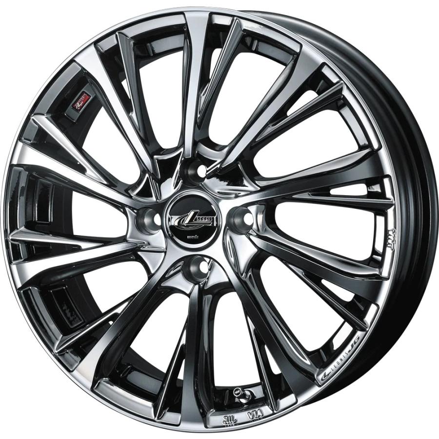 WEDS LEONIS JG ホイール 16インチ 5H114.3 6.5J+40 1本 5穴 BMCMC ブラックメタルコート/ミラーカット ウェッズ レオニス ジェイジー : 掘り出し物 ...