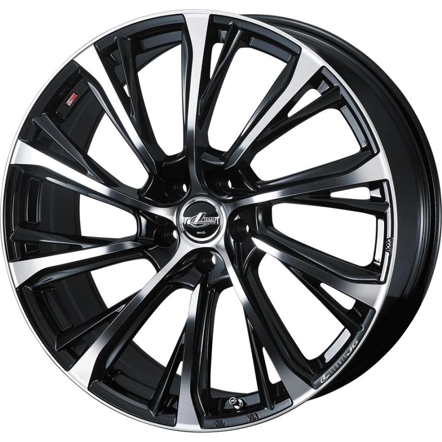 WEDS LEONIS JG ホイール 20インチ 5H114.3 7.5J+34 1本 5穴 PBMC パールブラック/ミラーカット ウェッズ レオニス ジェイジー : 掘り出し物ゲット 2 ...