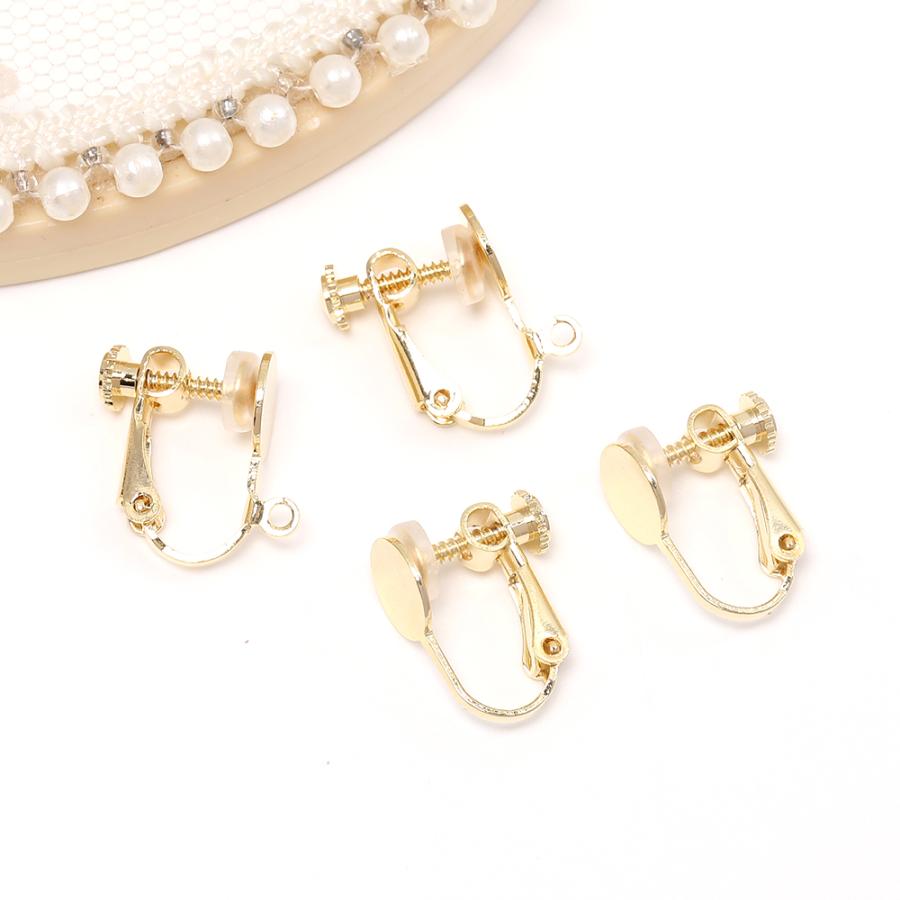 色褪せにくい14KGPゴールドメッキ ネジバネ式イヤリング シリコンカバー付き : COSTUME CLUB - 通販 - Yahoo!ショッピング